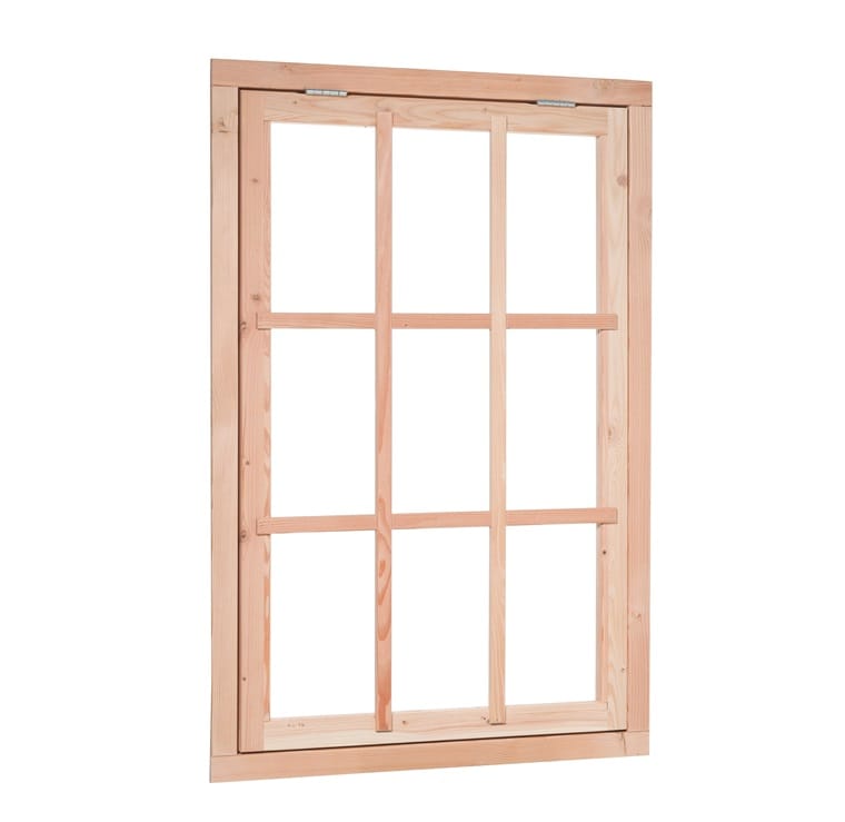 Douglas uitzetraam 9 ruit - Bouwman&vanDijk | Houtzagerij & Houthandel